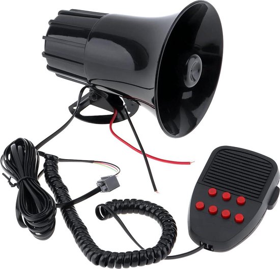 Luide 12 V-sirene voor auto's - 150 dB / 100W luidsprekers ...