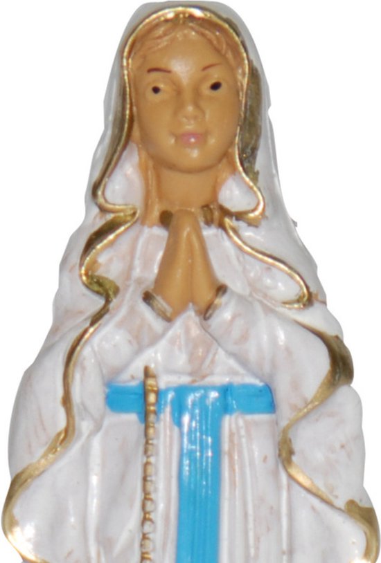 Maria Lourdes beeldje - biddend - 10 cm - polystone - religieuze ...