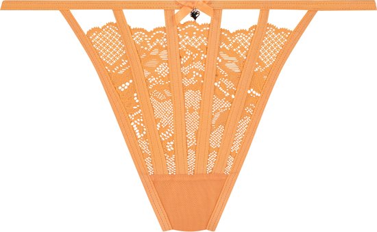 Hunkemöller Dames Lingerie String Maxime - Oranje - maat XL | bol