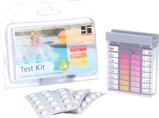Phenol red -Test Kit - RAPID Tablets - Testkit voor zwembad ...