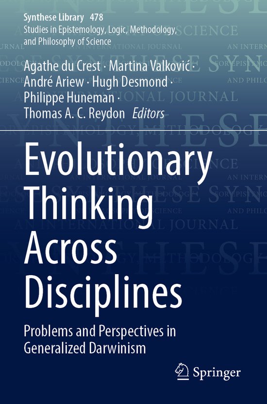 Synthese Library478- Evolutionary Thinking Across Disciplines | 9783031333606 | Boeken | bol