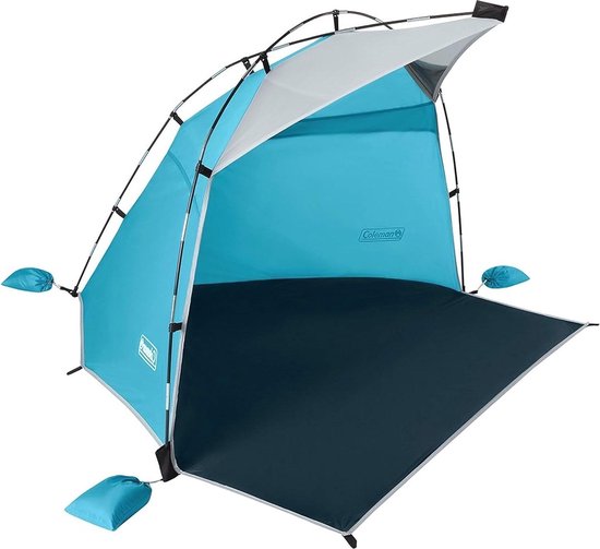 Skyshade compacte strandschaduw pop-up strandtent draagbare schaduwtent ...