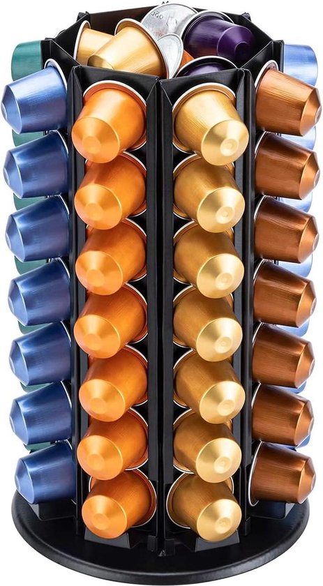Koffiecapsulehouder voor Nespresso - 360 graden rotatie - met centrale ...