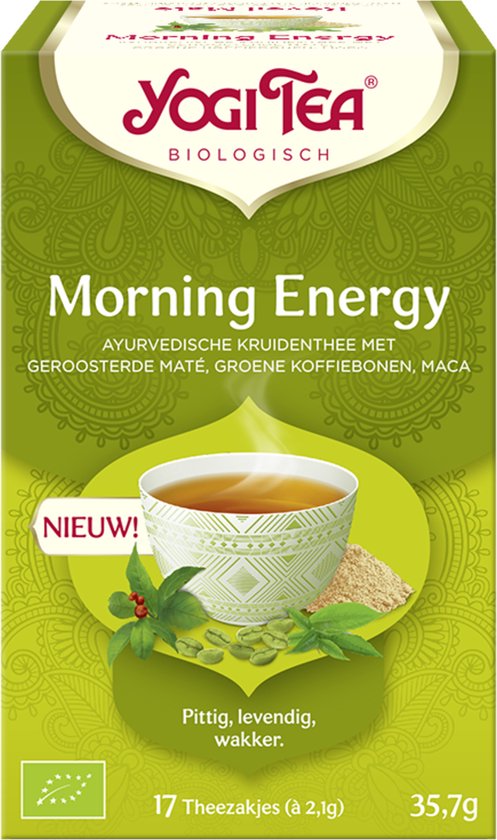 Yogi Tea Morning Energy - tray: 6 stuks | bol