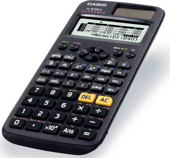 Basispakket rood met Rekenmachine Casio FX-87DE X ClassWiz (German ...