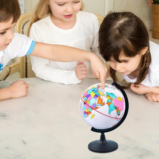 Kinder Wereldbol - Educatief Speelgoed - Wereld Ontdekken - Zelf In Te ...