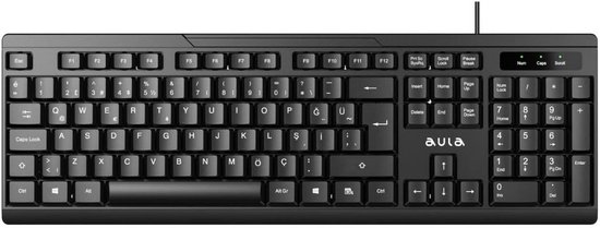 Bedraad QWERTY Toetsenbord Turks Layout Verkrijgbaar in Stijlvol Zwart ...
