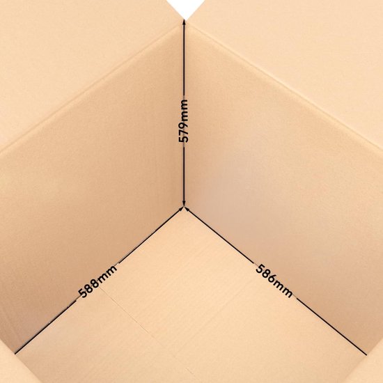 30 Grote Verhuisdozen en Verzenddozen 60x60x60 cm - Dubbelgolf | Sterk ...