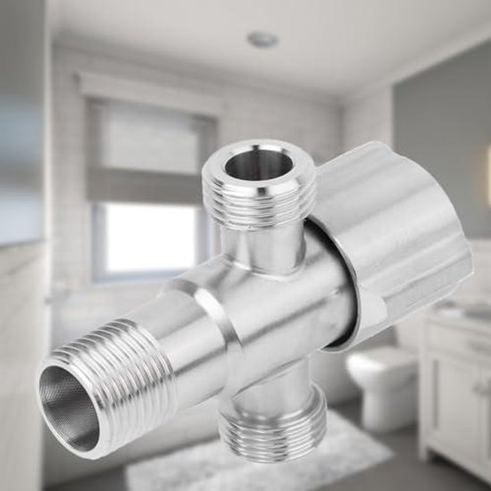 Hoekklep Rvs Water Stop Valve voor Toilet Bidet Spray Badkamer - Hoek ...