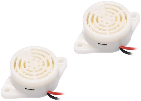 2 stuks DC3-24V actieve elektronische zoemer piëzo alarm intermittent ...