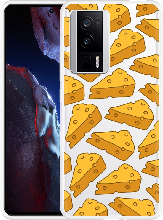 Cazy Hoesje geschikt voor Poco F5 Pro Cheesy | bol