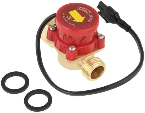 Water Flow Sensor Switch 1 stuk AC220V 0.5A G3/4"-1/2" Draad Water Pomp ...