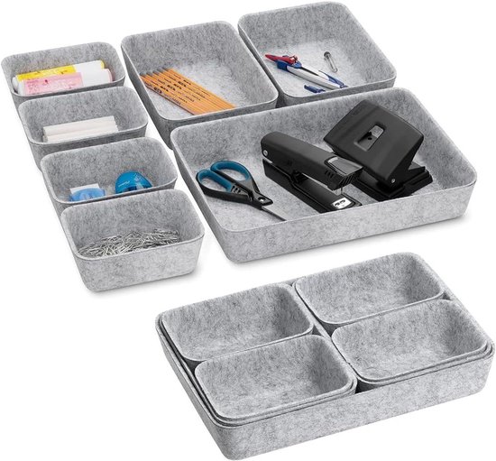 - Lade-organiser set van 7 stuks - 3 maten voor ordelijke lades ...