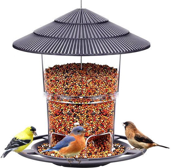 E-Know Eekhoornbestendige Voederbak voor Wilde Vogels Voederbak ...