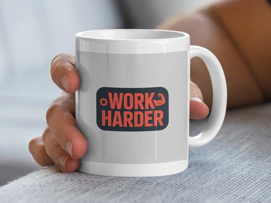 Werk Harder Mug, Fitness Motiverende Cadeau, Gym Liefhebber Koffiemok, Workout... | bol