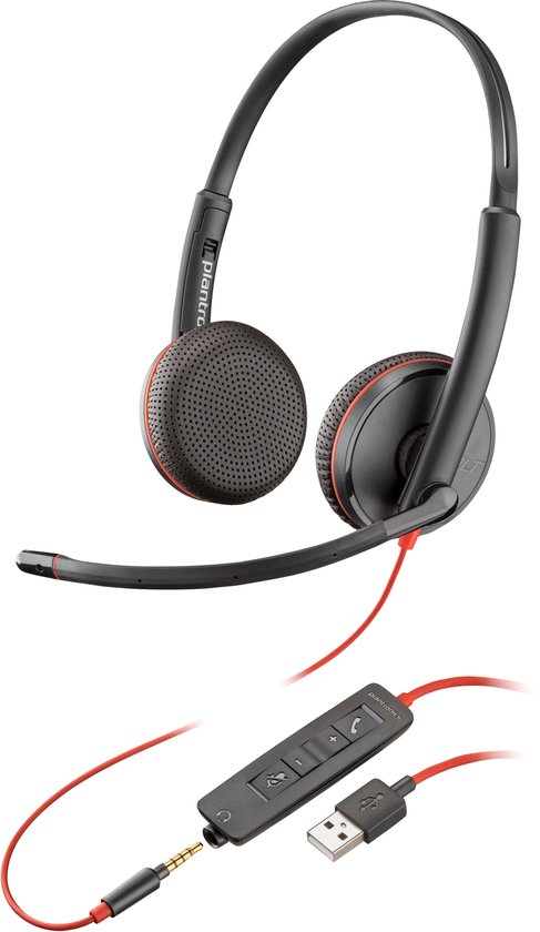 POLY Blackwire 3225 stereo USB-A-headset (bulk) | bol