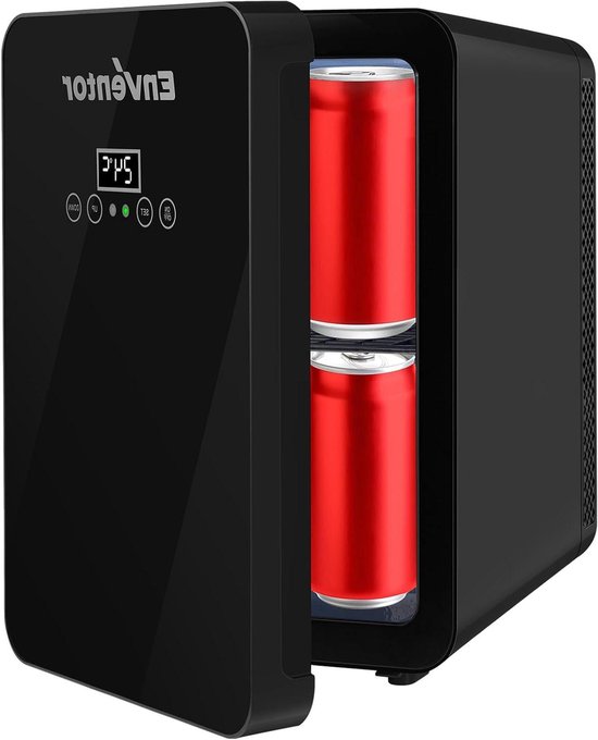 Silent 10L Mini Fridge with LCD Temperature Display - Warm/Cold ...