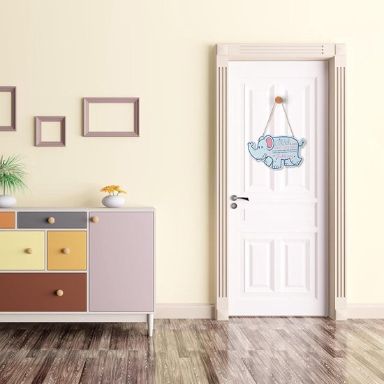 Allecto Plus - Houten Babyslaapbord met Touw voor Kinderkamer Decoratie ...