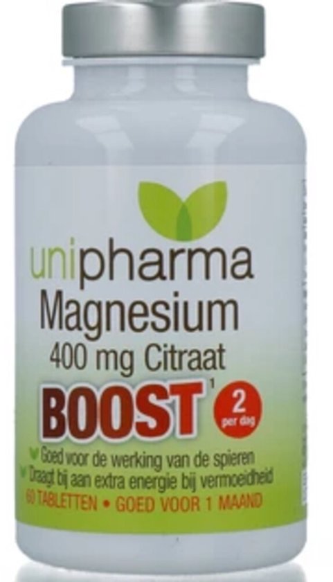 Unipharma Magnesium 400mg - 60 tabletten | bol