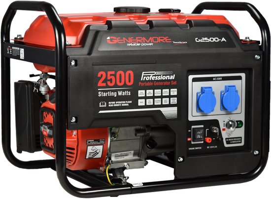 Genermore G2500-A aggregaat 2,5kVa | bol