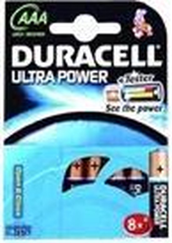 Duracell Ultra Power AAA 8 Pack Single-use battery Alkaline 1,5 V | bol.com