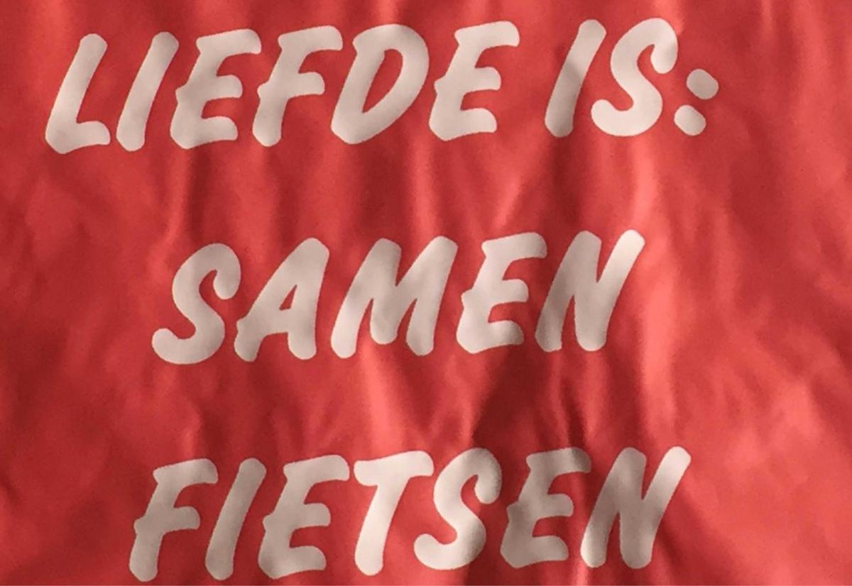 FIETSZADELHOES 'LIEFDE IS SAMEN FIETSEN' | bol.com