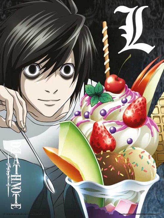 Death Note L Ice Cream Art Print 30x40cm | bol.com