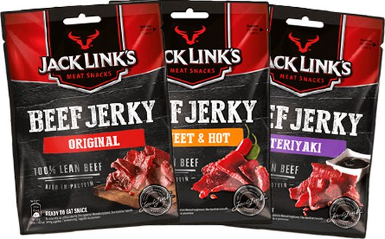 Jack Link's - Proefpakket Beef Jerky - 3x 70g | bol