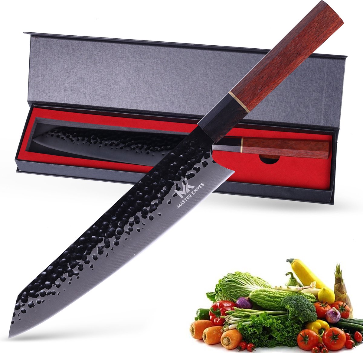 Master Knives Professioneel Japans Koksmes 20 CM - Keukenmes van ...