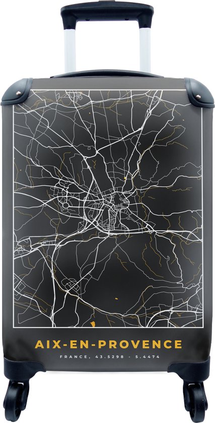 MuchoWow® Koffer - Stadskaart – Frankrijk – Kaart – Aix-en-Provence ...