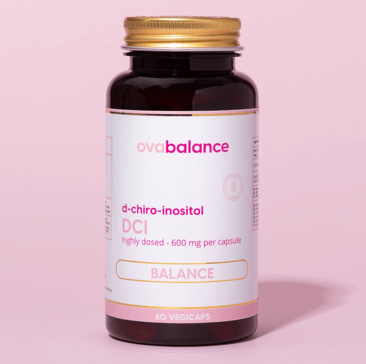 DCI - D-Chiro-Inositol 600 mg | 60 capsules - Ovabalance.eu | bol.com