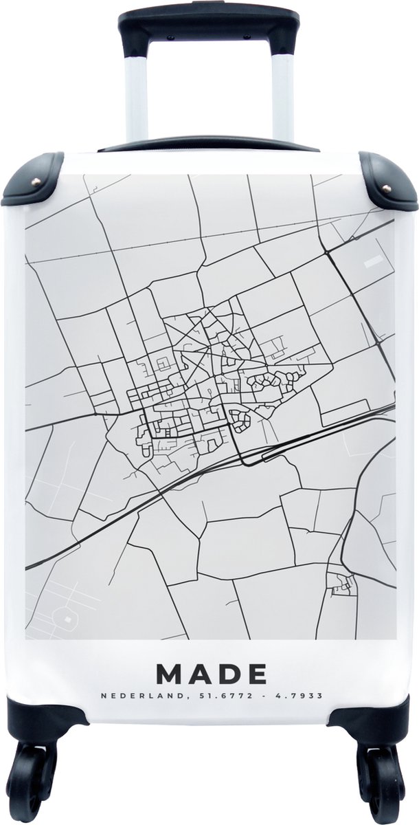 Valise - Carte - Plan de la ville - Fabriqué - Carte - 35x55x20 cm ...