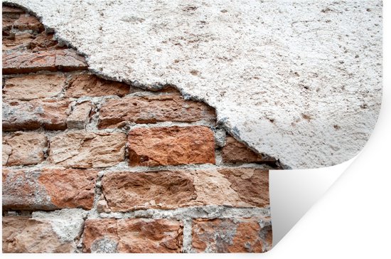 Muurstickers - Sticker Folie - Gips - Stenen - Muur - Baksteen - 60x40 ...