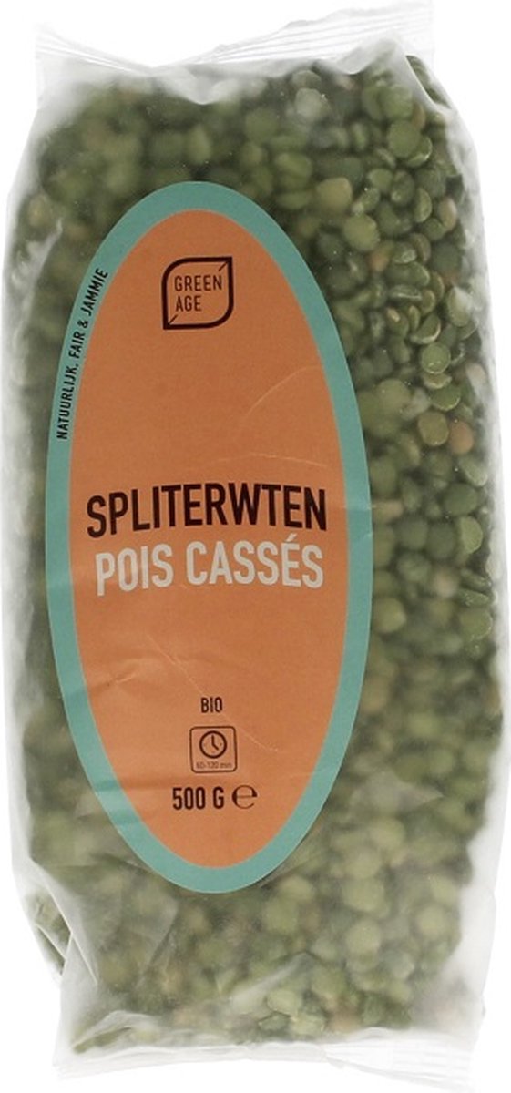 GreenAge Spliterwten bio (500g) | bol.com