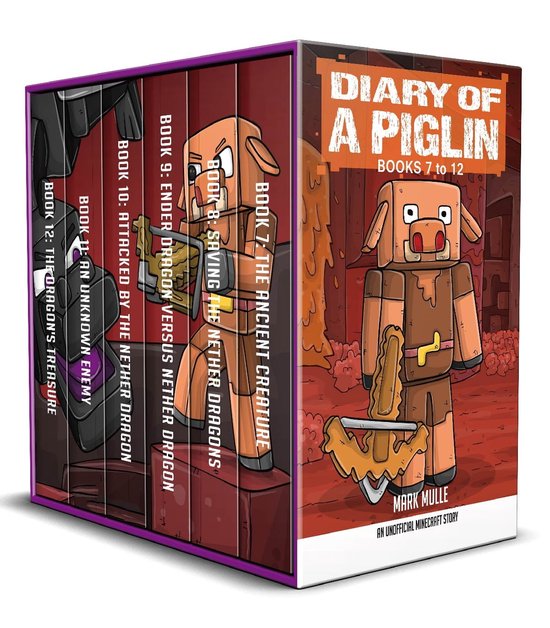 Diary of a Piglin Boxset: Book 7 to 12 (ebook), Mark Mulle | 1230005585816 | Boeken | bol