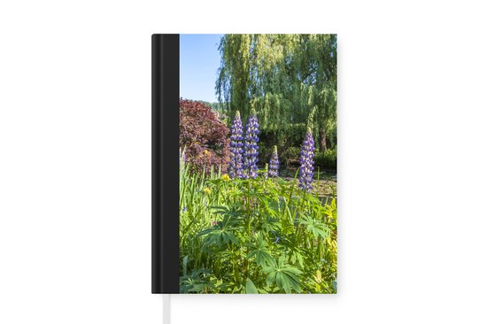 Carnet - Carnet d'écriture - Jardin aux couleurs colorées dans le ...