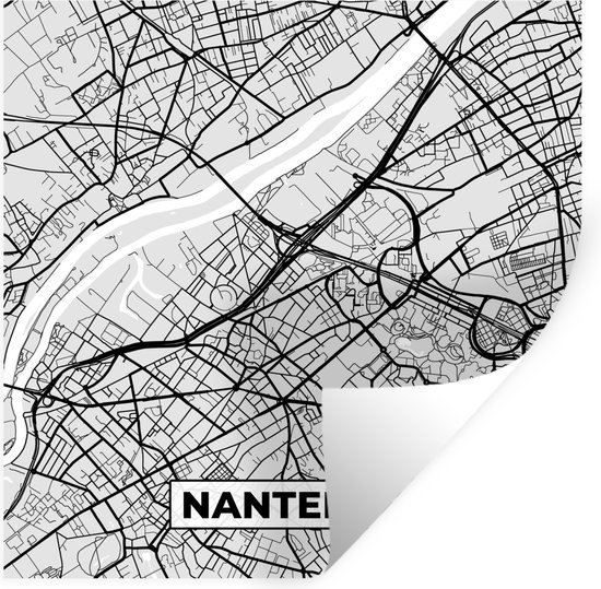 Stickers Stickers muraux - Nanterre - Carte - France - Carte - Plan de ...