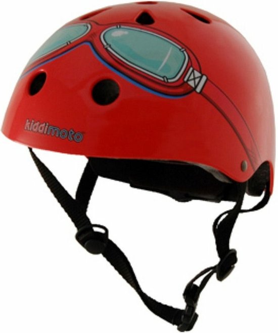 Kiddimoto Helm - Rode bril | bol.com