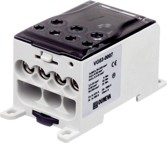 Ouneva Group VG03-0007 Verdeelblok Schroeven Grijs 1 stuk(s) | bol.com