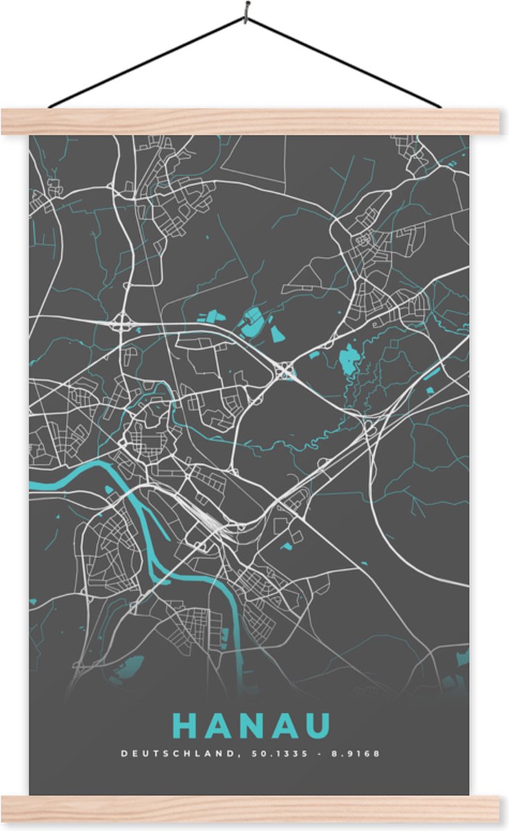Porte-affiche avec affiche - Affiche scolaire - Hanau - Plan de la ...
