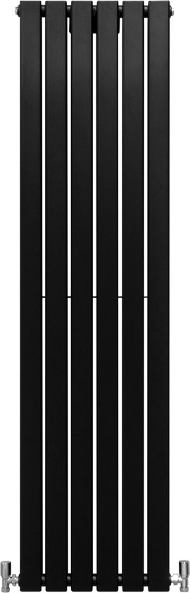 Design Radiator Sierradiator Verwarming - Mat Zwart - 1600 mm x 420 mm ...