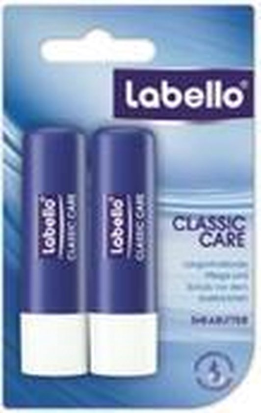 Labello Classic Care Lippenbalsem Lip Balm 2 pieces - 4.8g | bol