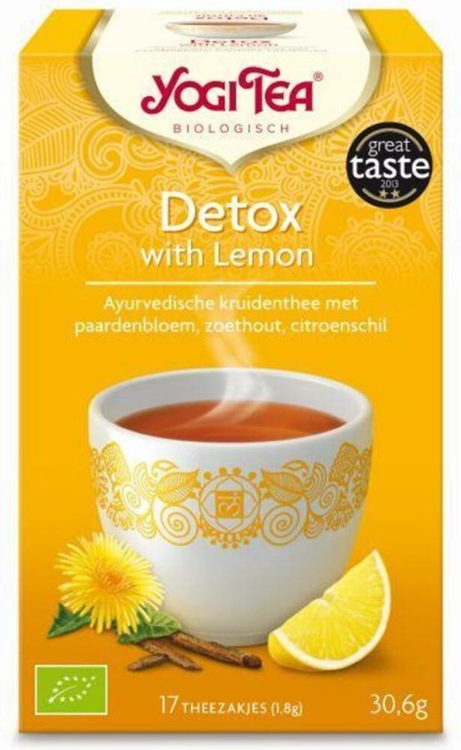 YogiTea Biologische Detox thee met Lemon | bol.com