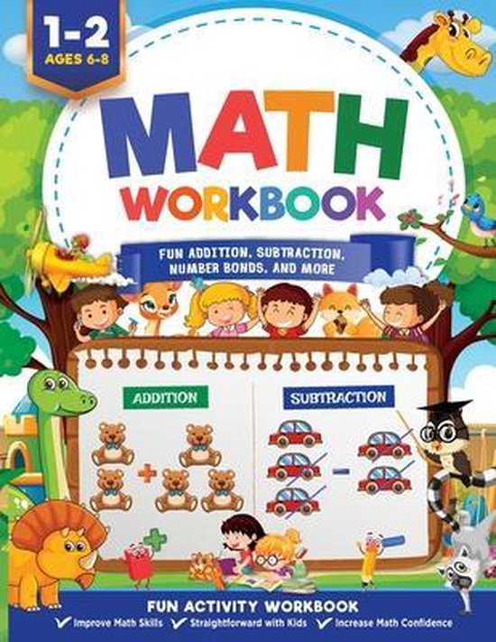 Math Workbook Grade 1: Fun Addition, Subtraction, Number Bonds ...