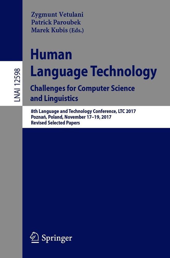 Lecture Notes in Computer Science 12598 - Human Language Technology ...