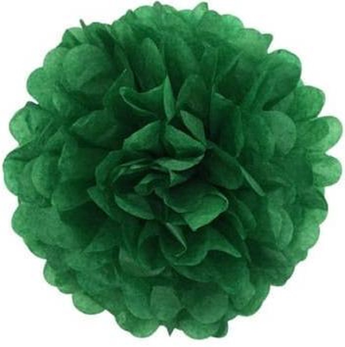 5 x Donker groene PomPom 35 cm - Kerst decoratie versiering | bol.com