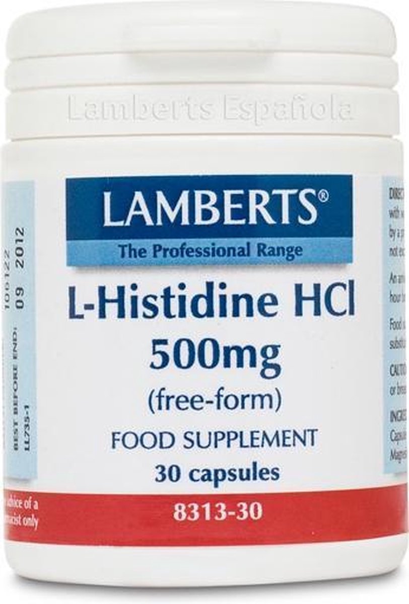 Lamberts L-Histidine 500 mg 30 capsules | bol