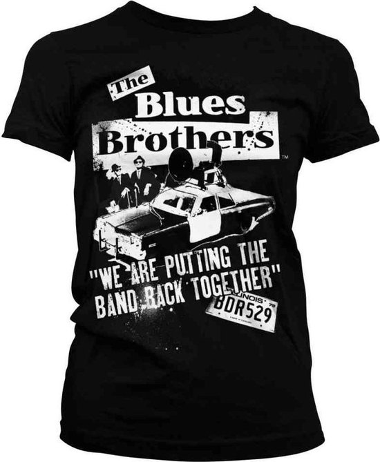 The Blues Brothers Dames Tshirt -2XL- Band Back Together Zwart | bol