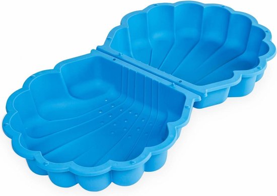 Plastic zandbak MAXIME, dubbele bak, blauw. | bol
