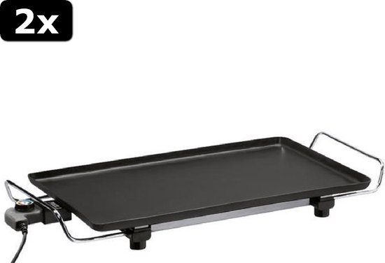 2x Princess 102325 Table Chef XXL Gourmetstel - Grillplaat - Extra ...